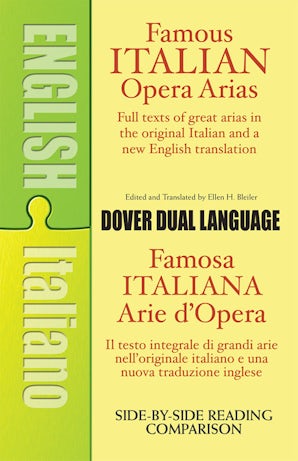 Famous Italian Opera Arias – Dover Publications