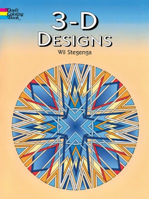 3-D Designs Coloring Book – Dover Publications
