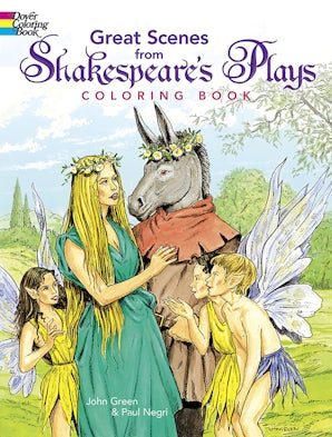 Great Scenes from Shakespeare's Plays Coloring Book – Dover Publications