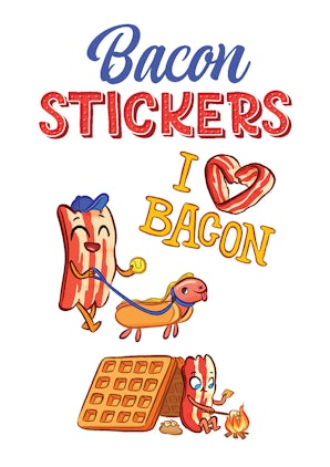 Bacon Stickers – Dover Publications