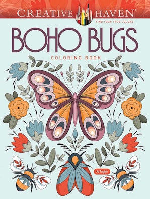 Creative Haven Boho Bugs Coloring Book – Dover Publications