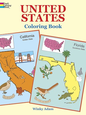 United States Coloring Book – Dover Publications